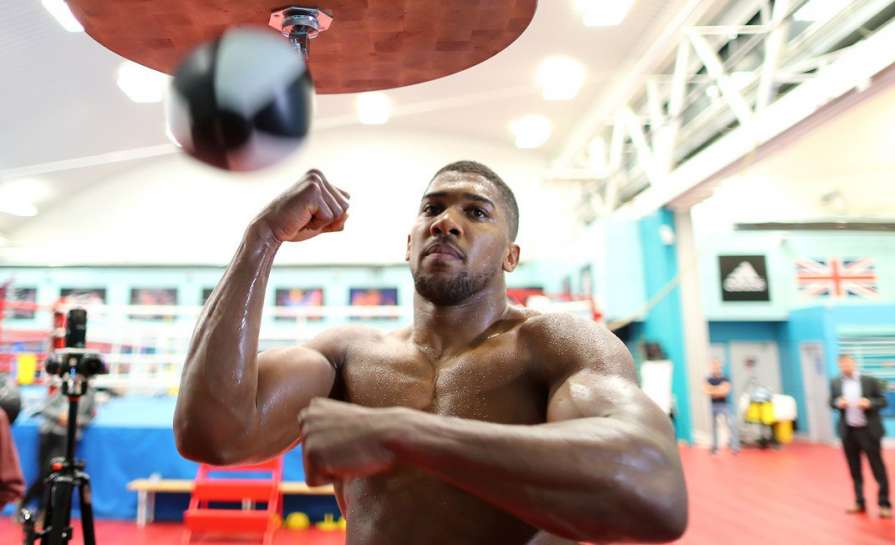 Joshua shows how he can handle a speed bag – RingSide24
