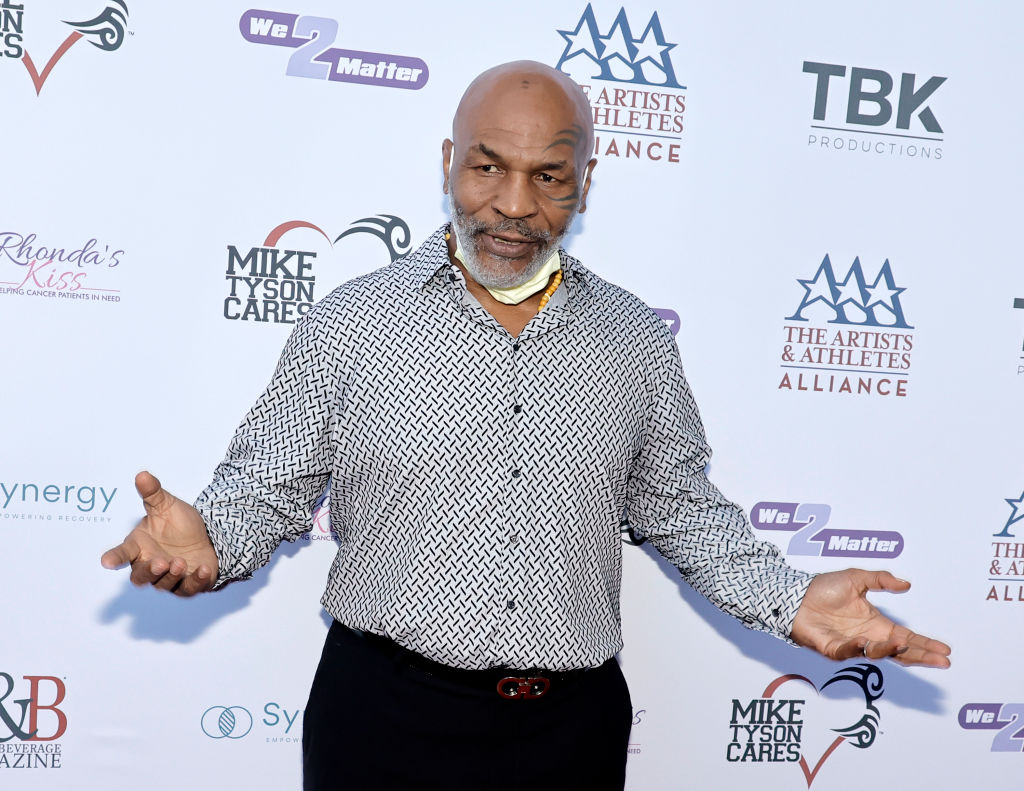 Video of the day. 57-year-old Mike Tyson works with a medicine ball ...