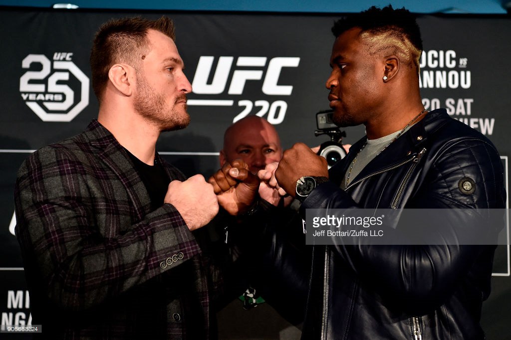 UFC 220: Миочич и Нганну встретились лицом к лицу (видео) – RingSide24