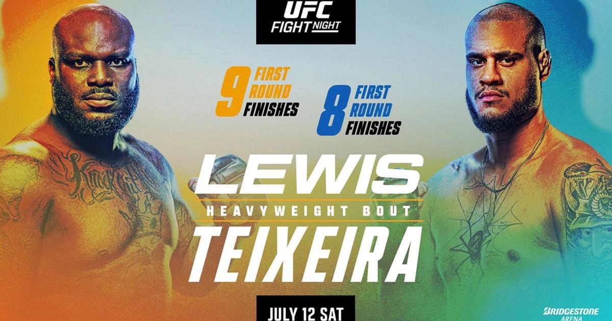 Lewis knocked out Teixeira and other results of the UFC on ESPN 70 ...