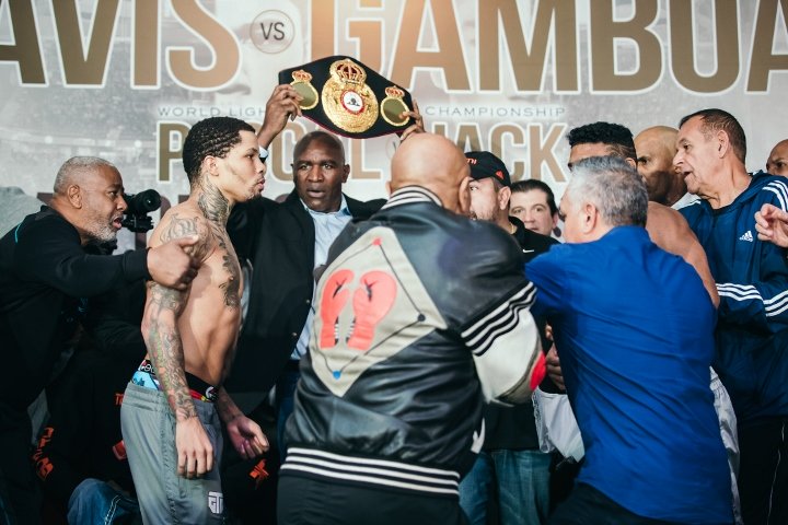 Davis and Gamboa make weight – RingSide24